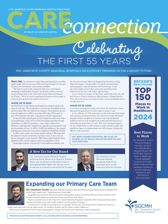 Welcome to SGCMH | Ste. Genvieve County Memorial Hospital